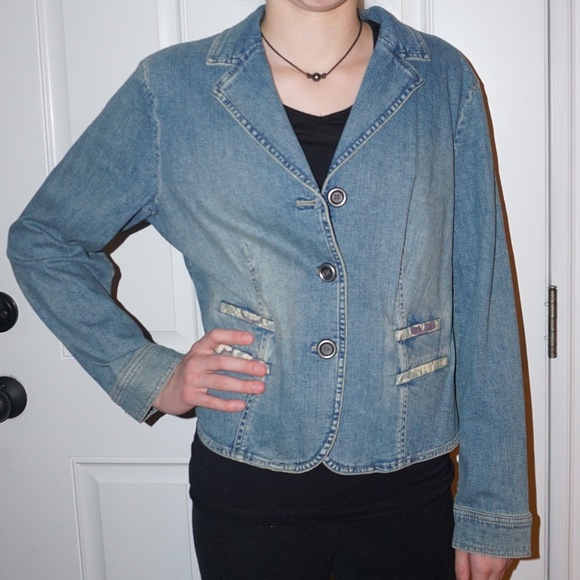 Sigrid Olsen | Jackets & Coats | Sigrid Olsen Womens Jean Jacket Petite ...